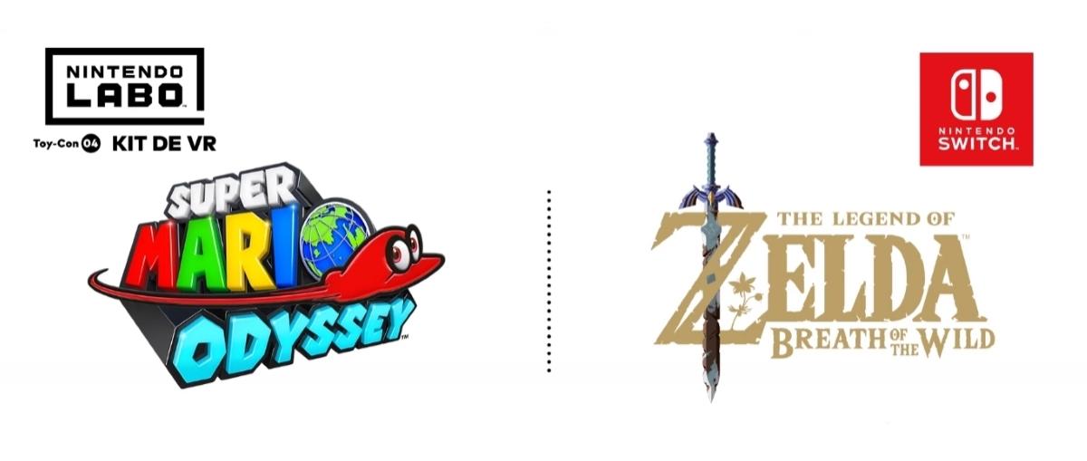 Super Mario Odyssey y Zelda: Breath of the Wild tendrán soporte para Labo: kit de VR