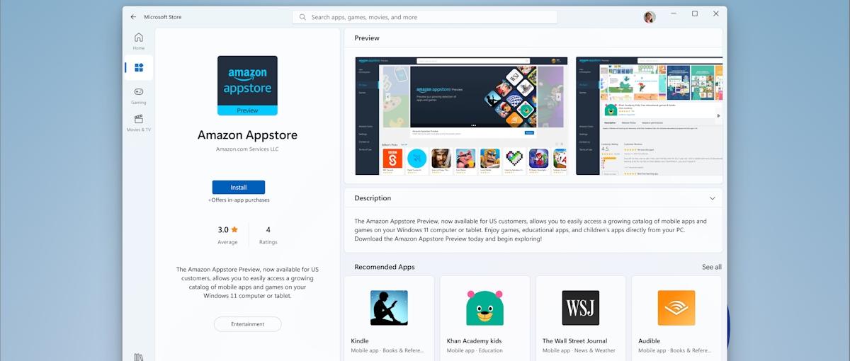 Windows 11 abandona el subsistema de apps para Android