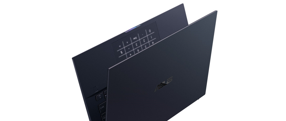 Asus ExpertBook con teclado numérico en el trackpad