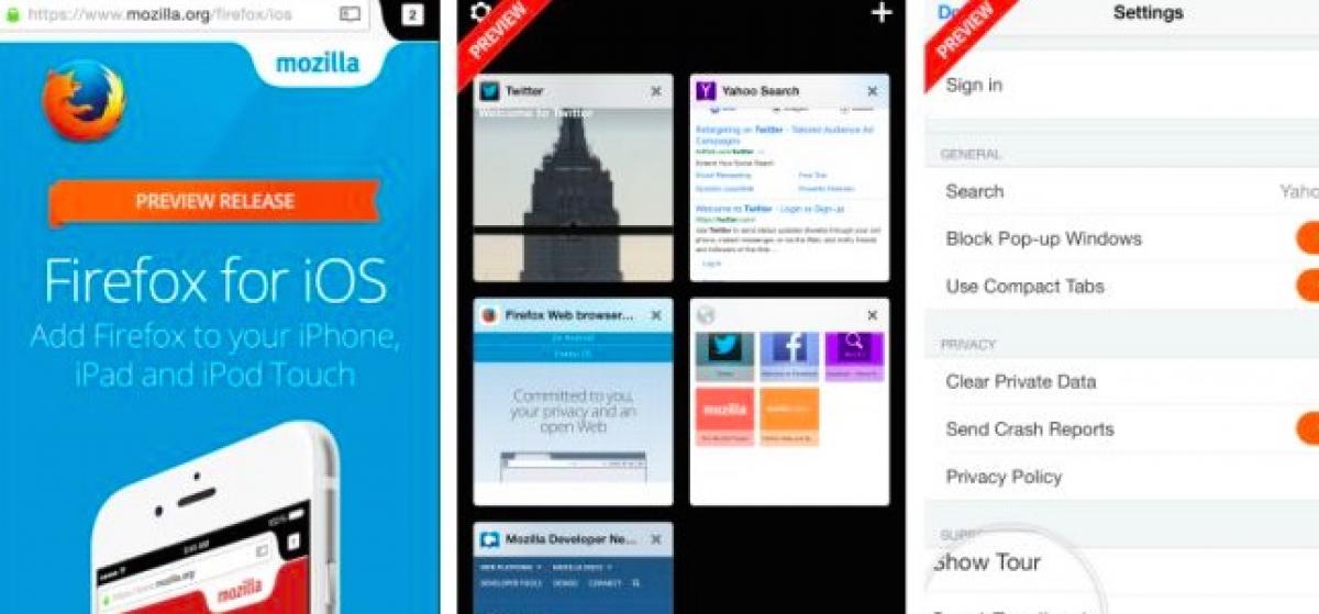 Mozilla anuncia la primera Preview de Firefox para iOS