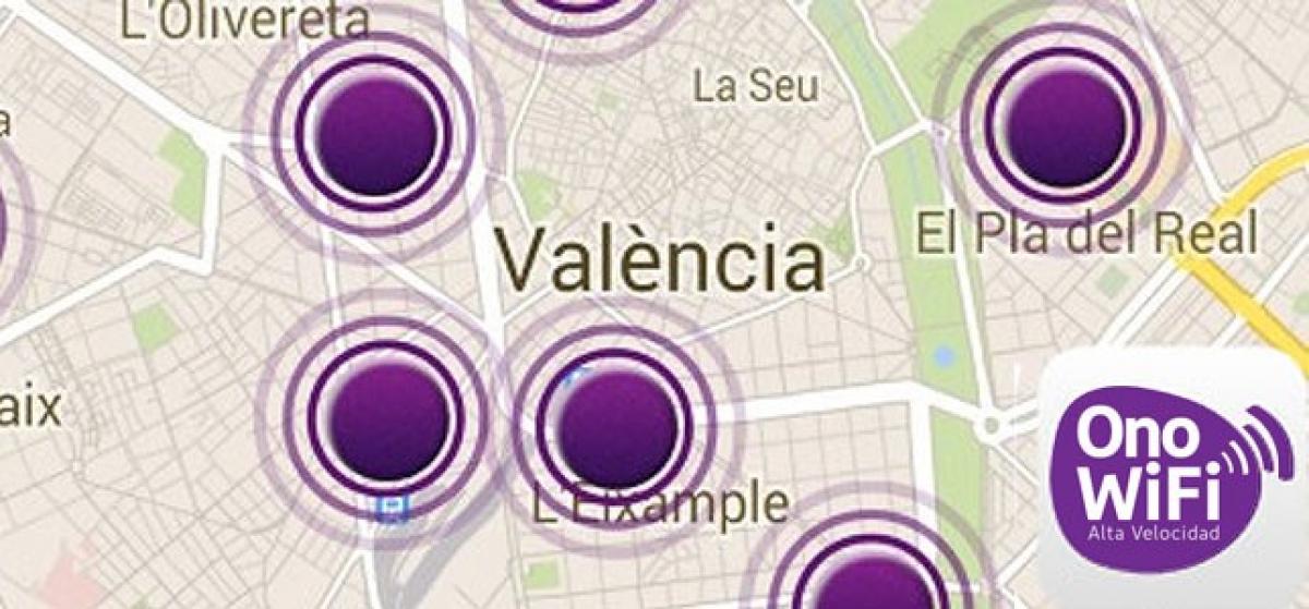 Ono WiFi se expande a las ciudades de Valencia y Terrassa