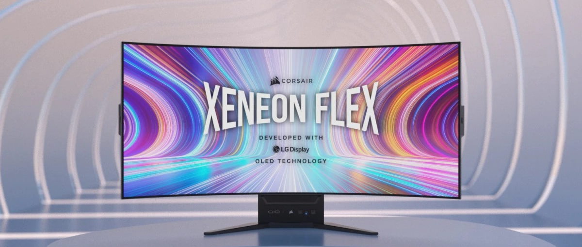 Corsair Xeneon Flex: detalles del monitor flexible, curvo o plano