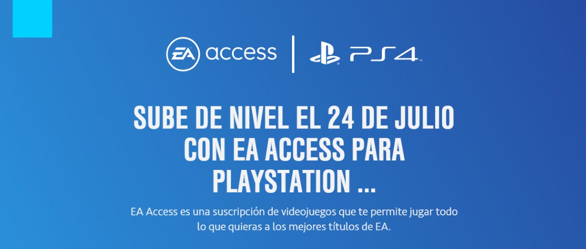 EA Access estará disponible el 24 de julio en PlayStation 4